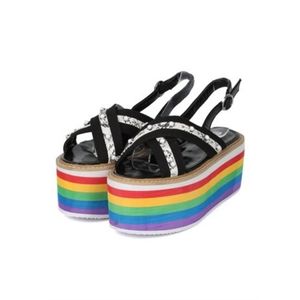 Cape Robbin | Shoes | Womens Cape Ribbon Platform Sandals | Poshmark